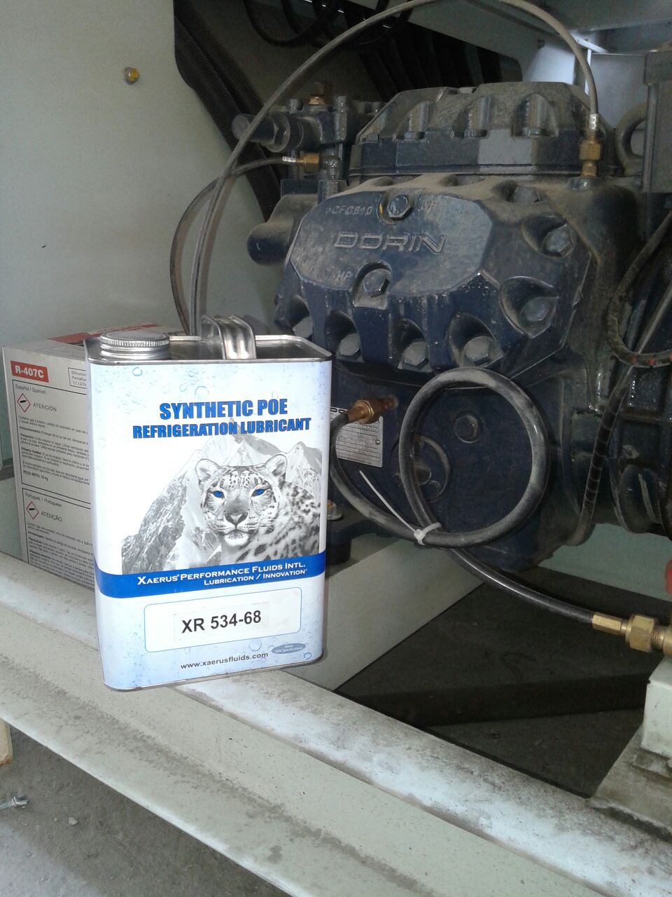 XAERUS LUBRICANT IS APPROVED FOR USE IN DORIN REFRIGERATION COMPRESSOR ...