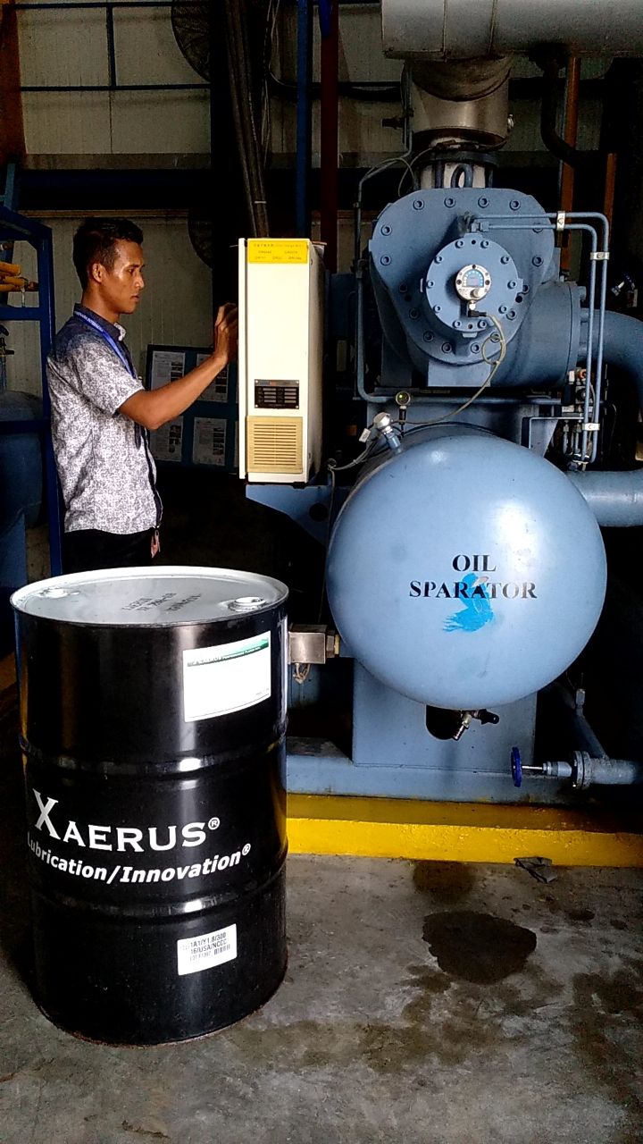 XAERUS LUBRICANT USED IN SRM SCREW REFRIGERATION COMPRESSOR FOR AMMONIA ...